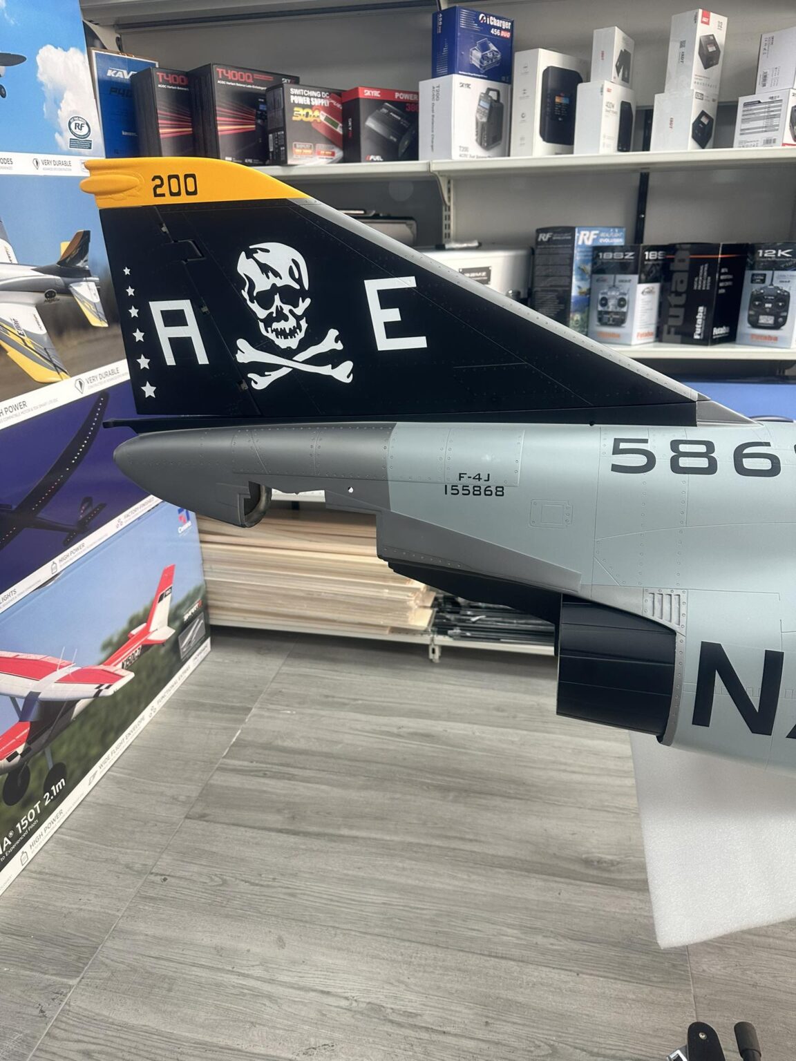 Top Rc F4 Phantom 1/7 ARF - Greek Jets