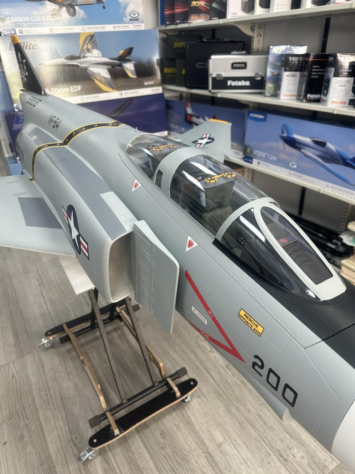 Top Rc F4 Phantom 1/7 ARF - Greek Jets