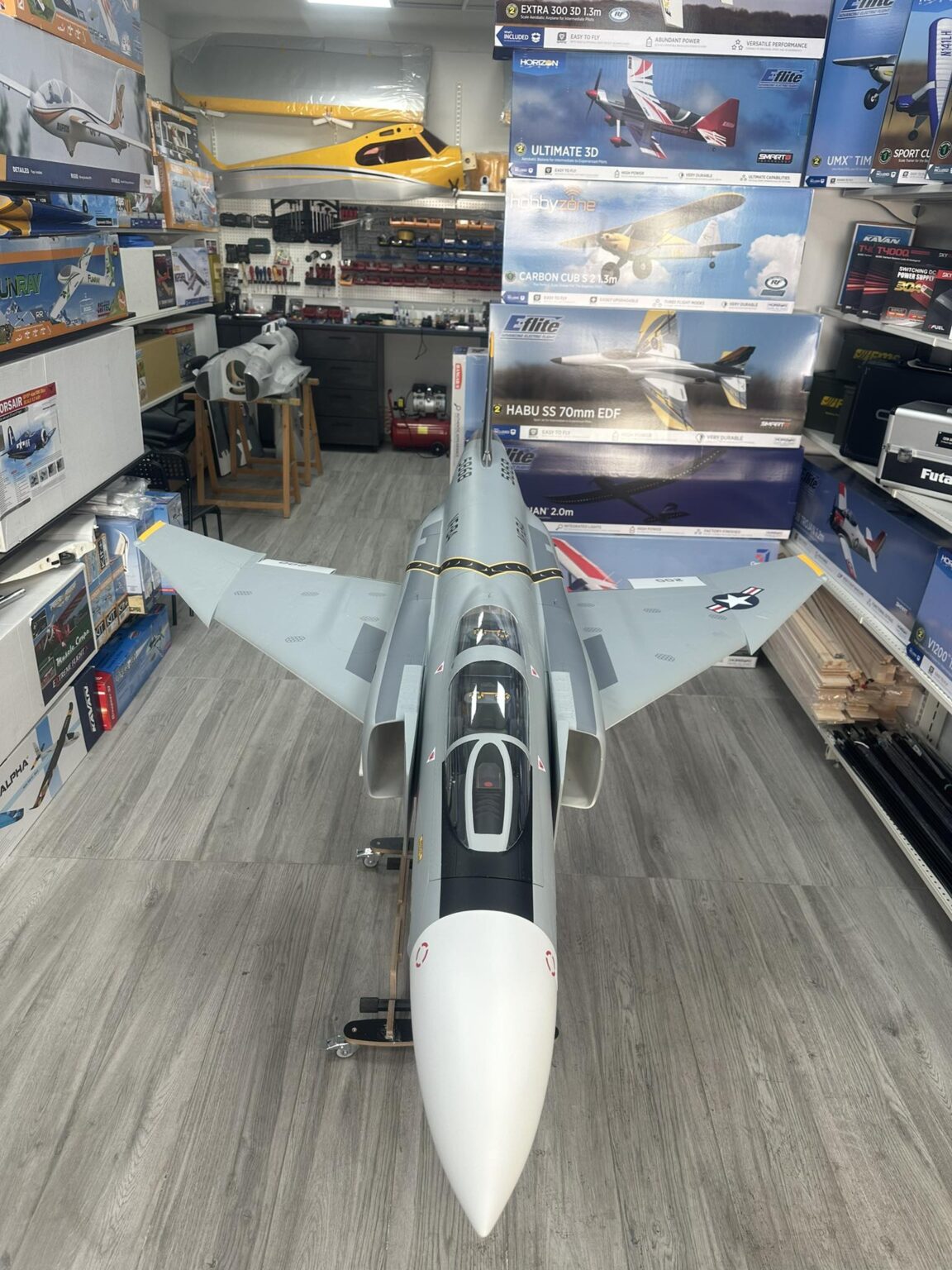 Top Rc F4 Phantom 1/7 ARF - Greek Jets