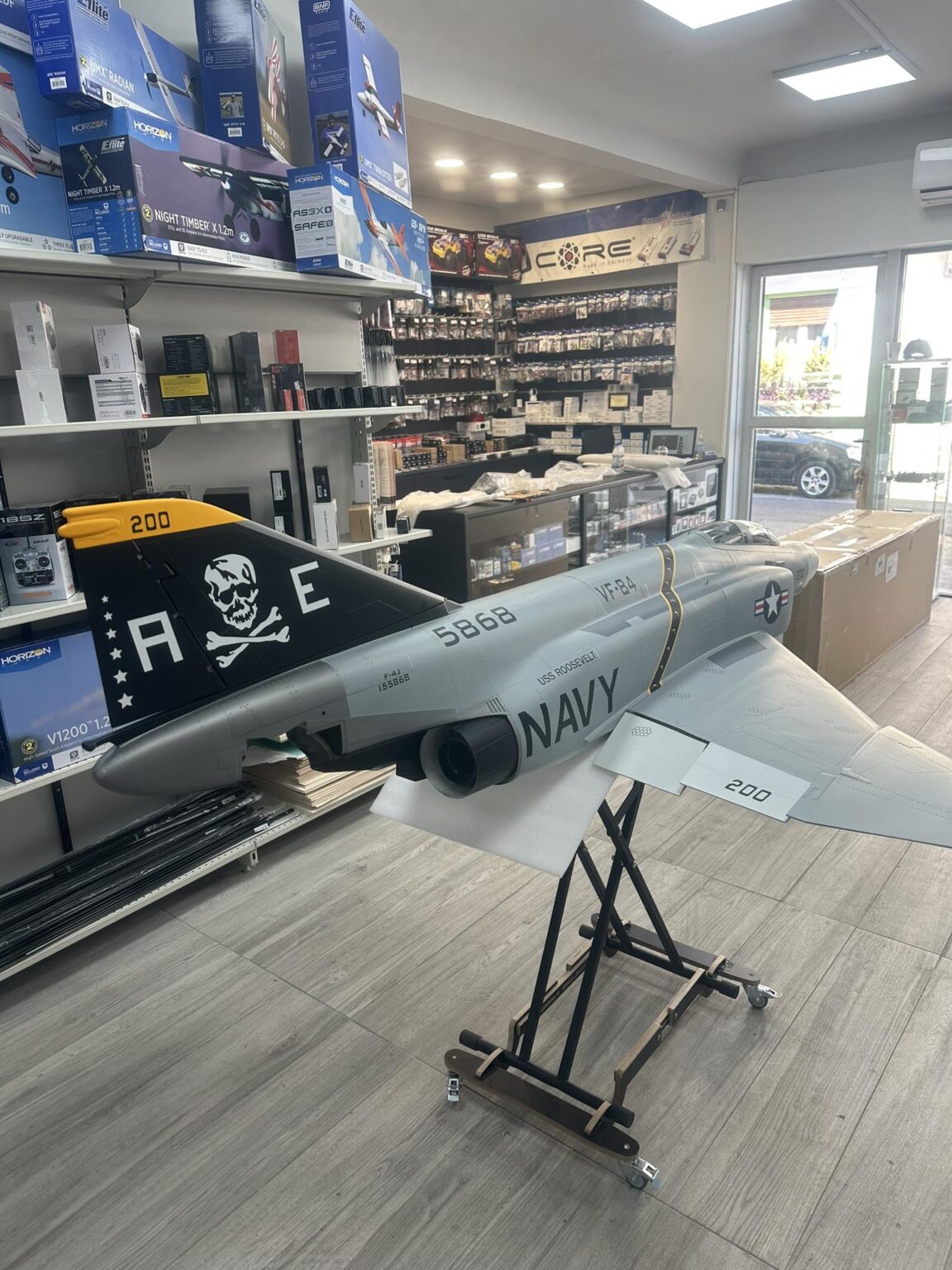 Top Rc F4 Phantom 1/7 ARF - Greek Jets