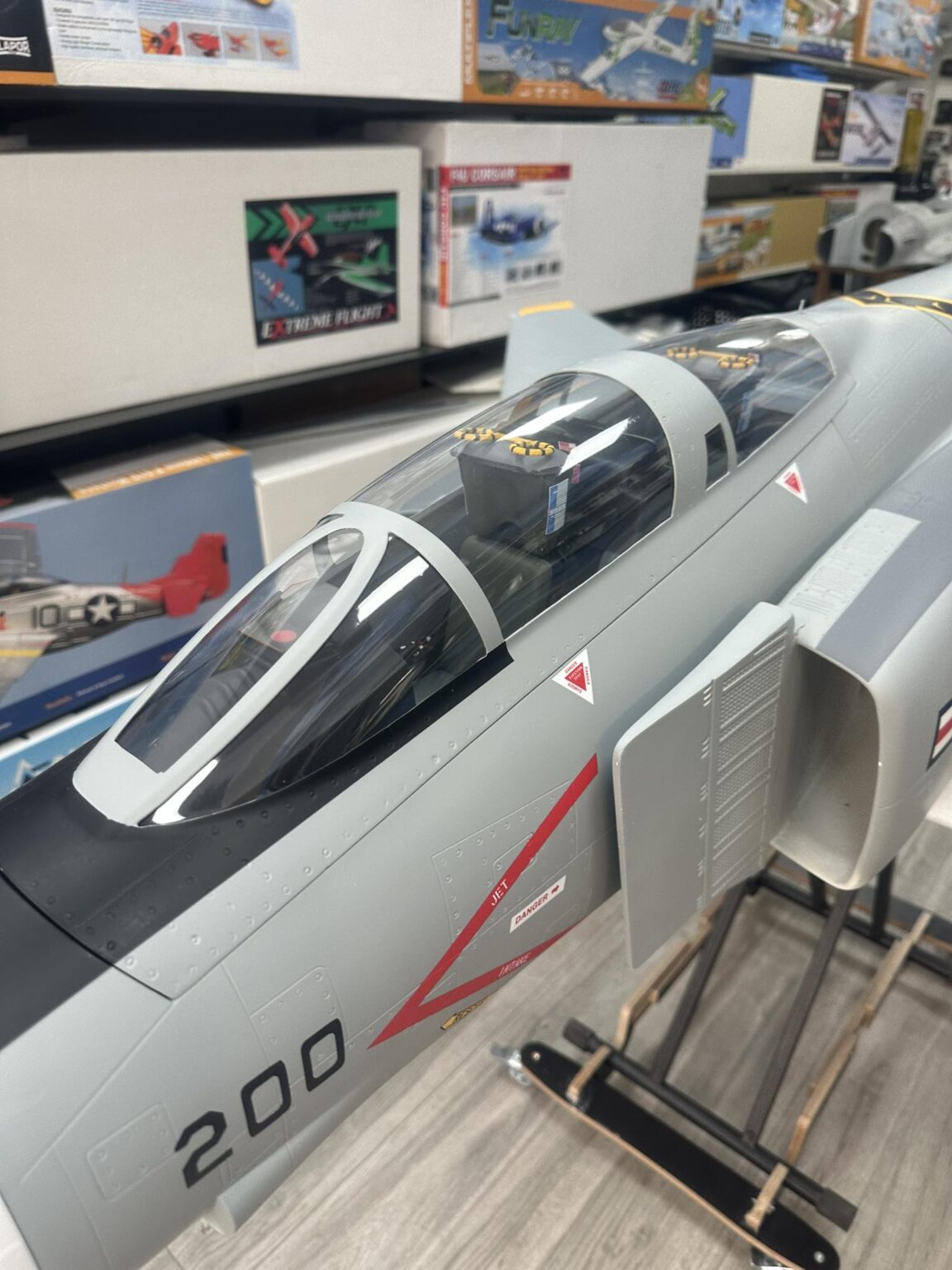 Top Rc F4 Phantom 1/7 ARF - Greek Jets