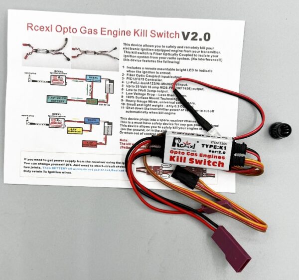 DLE-Rcexl ignition switch V2.0 - Greek Jets